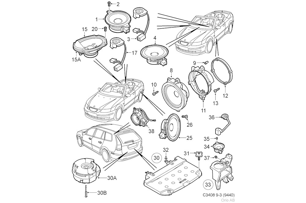 Högtalare (12771489) — Saab Webshop